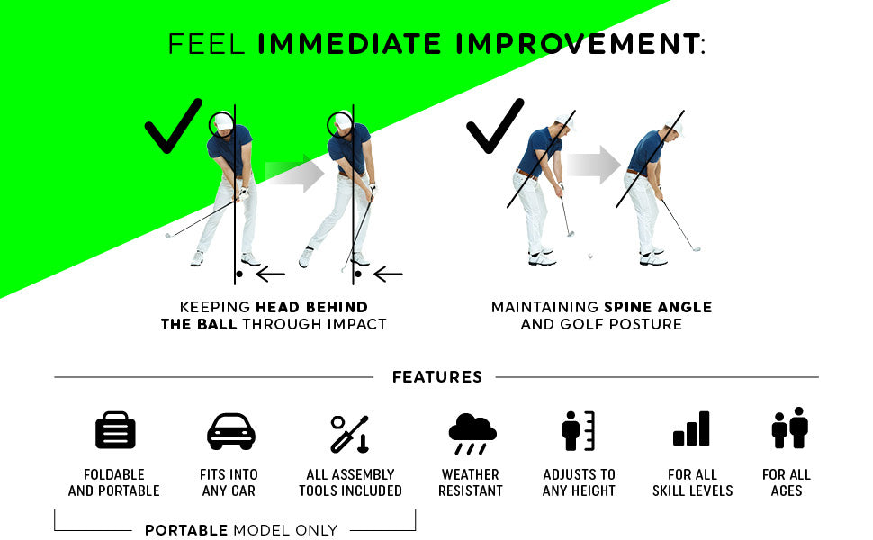 PRO-HEAD 2 Golf Swing Trainer - Portable Model – Pro Head Golf Swing ...
